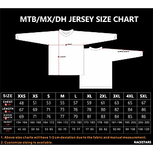 RACESTARS Motocross Long Sleeve Men's Cycling Jersey Motorcycle Sportwear Anti-uv Downhill Mountain Bike T Shirt MTB Jersey