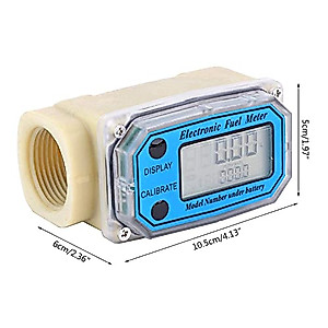 LCD Digital Display Flowmeter 1-inch Digital For Meter Oil Flowmeter For Die Sel Kerosene