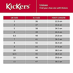 Kickers Unisex's School Backpack Nylon, Black, 20 litres