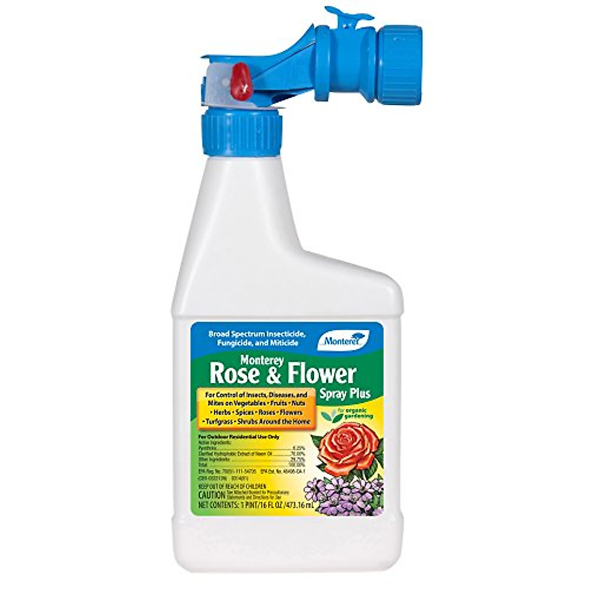 Monterey Lawn and Garden LG6222 Rose and Flower Spray, 1-Pint