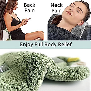CRIMMY Heating Pad for Period Menstrual Cramps Pain Relife, Cute Small Portable Heat Pads for Travel, Mini Stuffed Animal USB Electric Hot Pack for Back Neck Eyes Hands … (Grey Duck)