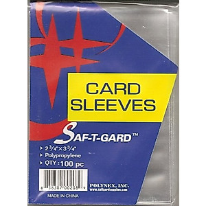 (10,000) Saf-T-Gard Trading Card Sleeves
