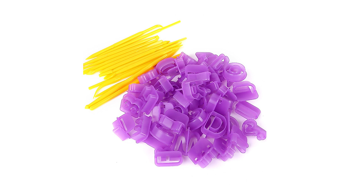 54PCS Plastic Cookie Cutters Set for Creative Baking