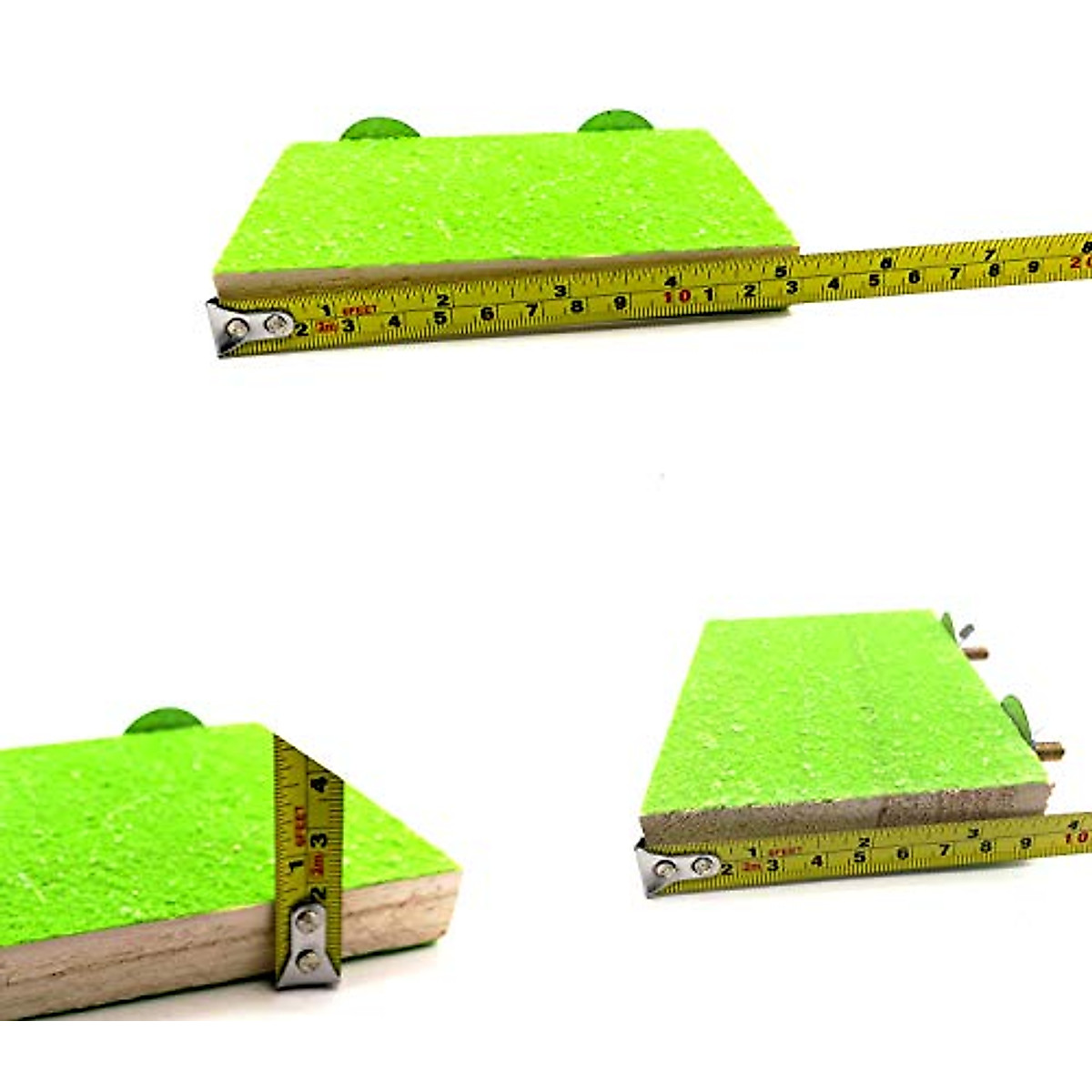 Colorful Bird Perch Stand Platform Natural Wood Playground Paw Grinding Clean for Pet Parrot Budgies Parakeet Cockatiels Conure Lovebirds Rat Mouse Cage Accessories Exercise Toys (Random)