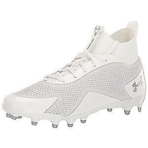Under Armour Women's Glory 2 MC, (100) White/White/Metallic Silver, 8, US