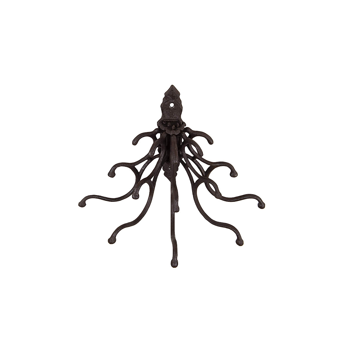Creative Co-op HD5946 Antique Cast Iron Wall Hooks with Rust Finish