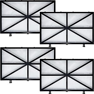 Macaberry 9991433-R4 Spring Filter Cartridges Compatible with Dolphin M400, M500, Wave 65, Wave 90, Oasis Z5, Nautilus Plus, Nautilus CC Plus Robotic Pool Cleaners, 4 Pack