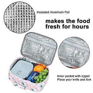 Kids Girls Boys Lunch Bag Insulated Lunch Box for school Lunch Cooler Organizer School Kids Lunch Tote Bag
