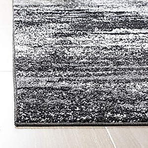 SAFAVIEH Adirondack Collection 9' x 12' Silver / Black ADR112A Modern Abstract Non-Shedding Living Room Bedroom Dining Home Office Area Rug