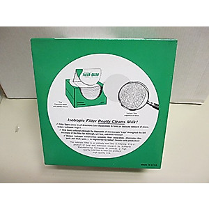 Schwartz Filter Disks 6.5" 100 Count Box Non-Gauze Milk Filters