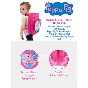 Peppa Pig Girls Peppa Pig Backpack