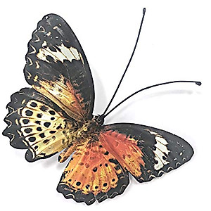 VOKPROOF Metal Butterfly Wall Art Decor - 5 Pack Butterflies Hanging Decorations for Indoor Outdoor Garden,Patio,Fence