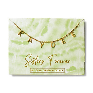 Sorority Shop Gold-Plated Kappa Delta Necklace — 18k Sorority Gifts for Women, Long-Lasting, Unique Design