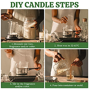 YASNAY White Beeswax Pellets 2LB, 100% Organic Beeswax, Beeswax for Candle Making, Body, Skin Care DIY, Lip Balm and Soap Making Supplies