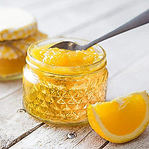 SPANLA Small Mason Jars with Lids, 40 PACK Canning Jars 4 oz Mini mason jars with Lids and Bands 4 oz Glass Jars Ideal for Jelly Jam, Honey, Wedding Favors, DIY Spice Jars