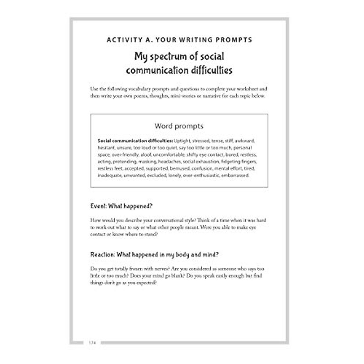Know Your Spectrum!: An Autism Creative Writing Workbook for Teens
