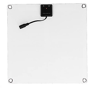 Flexible Solar Panel Kit, 40W 18V Monocrystalline Silicon Solar Charger Module IP65 Waterproof with English Manual