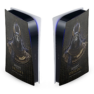 Head Case Designs Officially Licensed Assassin's Creed Hetepi Origins Character Art Matte Vinyl Faceplate Sticker Gaming Skin Case Cover Compatible with Sony Playstation 5 PS5 Digital Edition Console