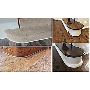 FlexTrim #WM126: 1/2" x 3/4" Flexible Base Shoe molding - 8' feet Long