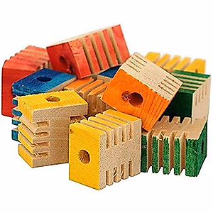 715 Small Parrot Toys 12 pcs GROOVY- 1 x 1.5 x 1.5