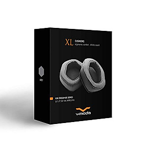 V-MODA XL Cushions for Over-Ear Headphones - Grey