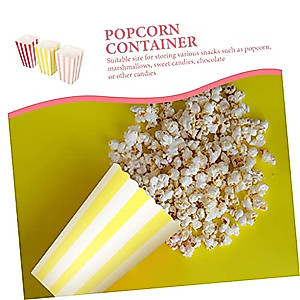60pcs Popcorn Boxes Popcorn Box Green Decor Disposable Snack Containers Disposable Containers Popcorn Bowl Popcorn Container Popcorn Bucket Paper Party Snack Container Soft