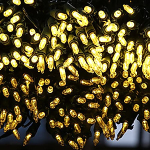 String Lights 100 Led Clear Mini Fairy Lights Christmas Lighting Decor AC 120V 35ft for Outdoor, Indoor, Garden, Patio, Lawn, Holiday, Bedroom Wedding Xmas