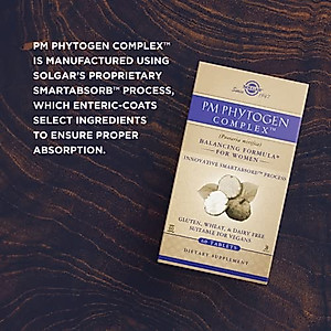Solgar PM PhytoGen Complex, 60 Tablets - Pueraria Mirifica - Balancing Formula for Women, Energy Metabolism, Nervous System Health - Vegan, Gluten Free, Dairy Free, Kosher - 60 Servings