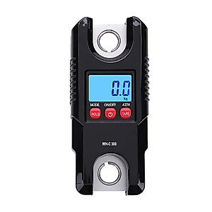 Fish Scale, 660lb/300kg Digital Fishing Scale with LCD Display. Portable More Weight-Bearing Plastic Digital Fishing Hanging Hook Scale