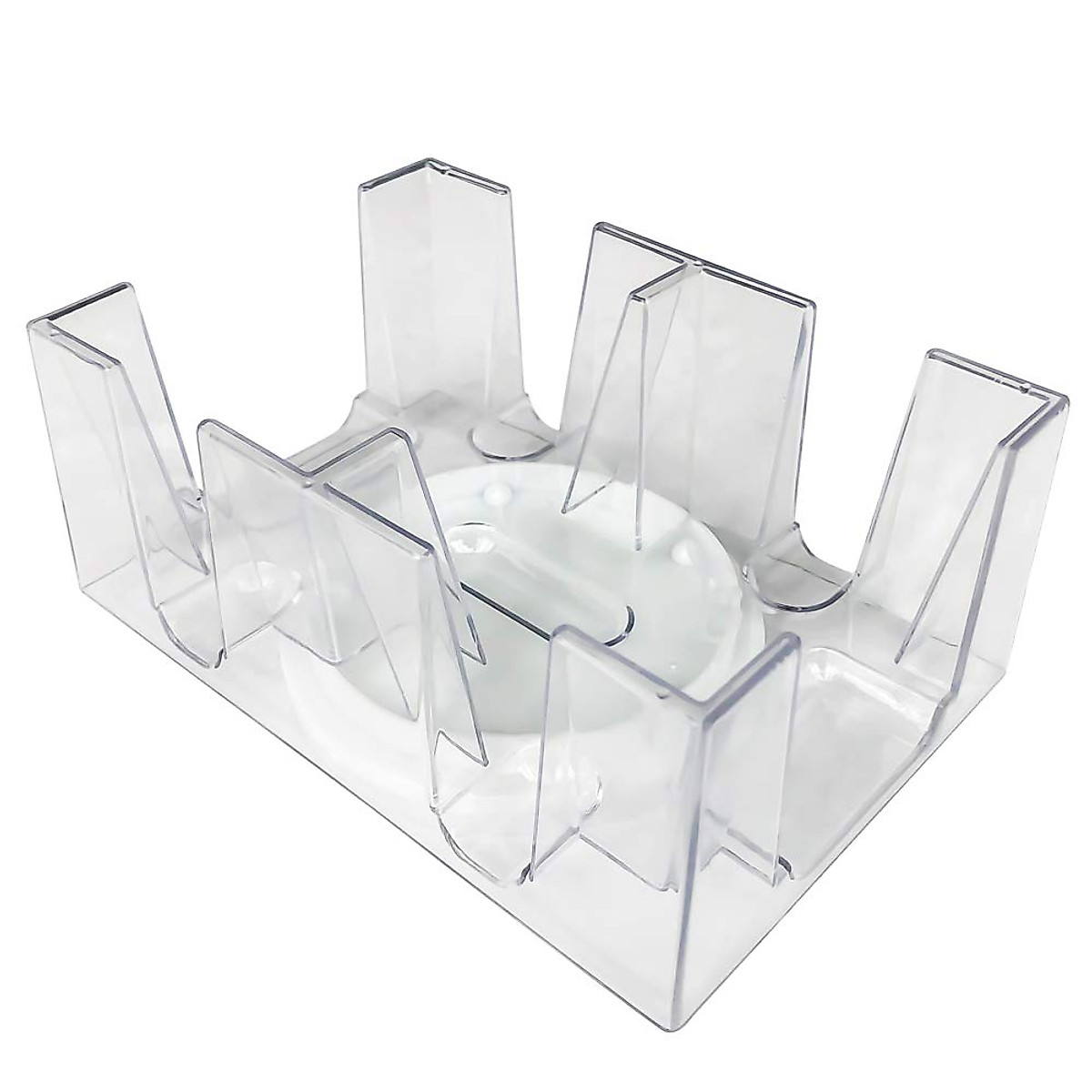 Yuanhe 6 Deck Revolving Rotating Canasta Playing Card Tray