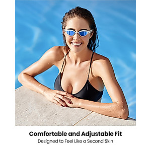 OutdoorMaster Goby Swim Goggles - Anti-fog Swimming Goggles with Lens Interchangeable for Adult Men Women Youth