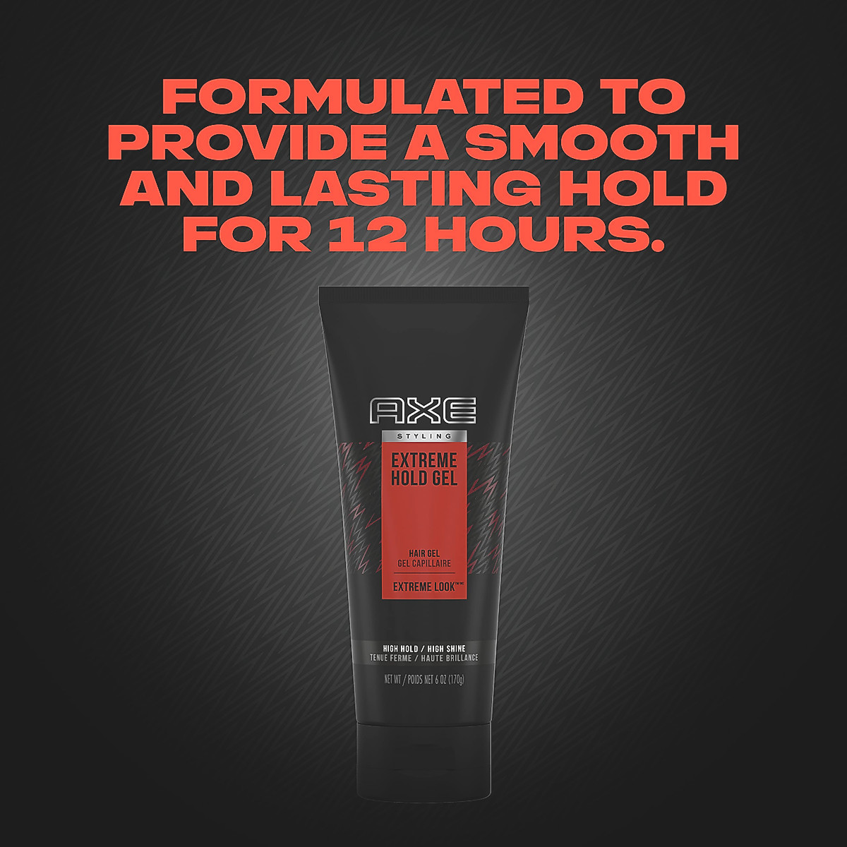 AXE Hair Styling gel Spiked Up Look 1 Count Extreme Hold Gel For Easy to Style Hair 6 oz