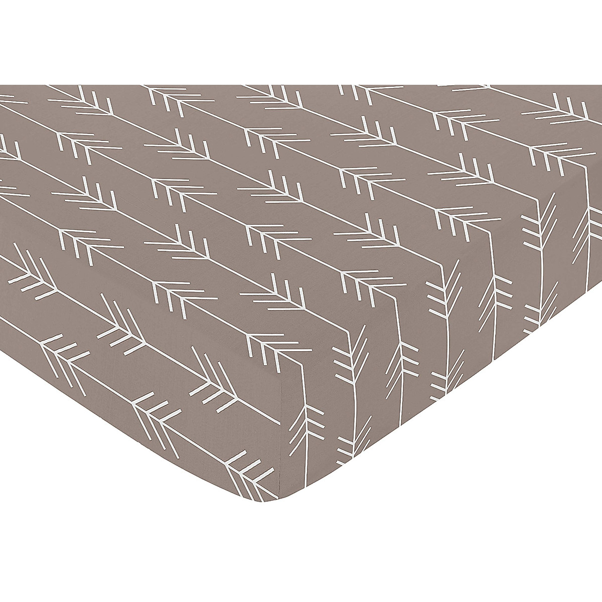 Fitted Crib Sheet for Outdoor Adventure Baby/Toddler Bedding - Arrow Print