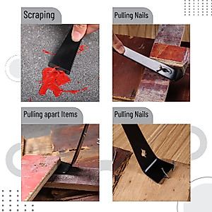 Bates- Pry Bar Scraper, 9.5-Inch, Carbon Steel, Pry Tool, Scrape and Pry Bar, Metal Pry Tool, Flat Pry Bar, Beekeeping Equipment Bee