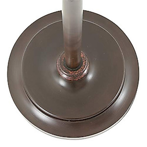 Decor Therapy PL1644 61.5" Walnut Ridge Brass Floor Lamp