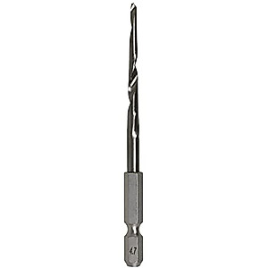 KAKURI Taper Drill Bit for Wooden Nails 3/16 inch (4.7mm), 1/4 inch Hex Shank, Titanium Coated