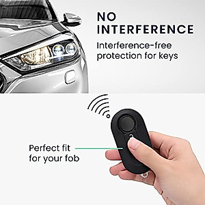 kwmobile Silicone Key Fob Cover Compatible with Fiat Lancia 3 Button Car Flip Key - Italy Green/Red/Black