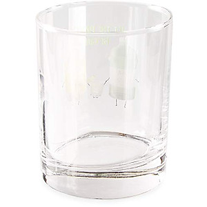 Pavilion Gift Company Pavilion-Let The Party Be Gin-11 oz Low Ball 11 oz Rocks Glass, 1 Count (Pack of 1), Green