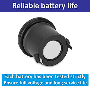 Enerpe R21 R22 R51 and Microlite Replacement Battery High Capacity Compatible with Invisible Fence Receiver Collars 8-Pack