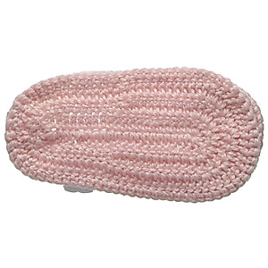 Jefferies Socks Baby-Girls Newborn T-Strap Mary Jane Crochet Bootie, Light Pink, Newborn