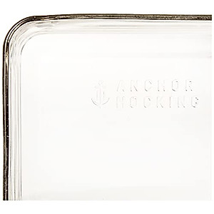 Anchor Hocking 11-Cup Rectangular Food Storage Containers, Blue, Set of 2 -