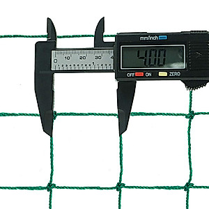 Aoneky Soccer Backstop Net, Sports Practice Barrier Net, Soccer Ball Hitting Netting, Soccer High Impact Net, Heavey Duty Soccer Containment Net, 10 x 20 Ft / 10 x 30 Ft / 10 x 40 Ft (10 x 40 ft)