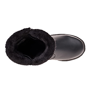 totes Women's Carrie Snow Boot, Zigzag Black, 10