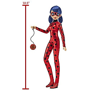 Miraculous Ladybug & Cat Noir Movie Exclusive 10.5" Ladybug Fashion Doll, Movie Accessory