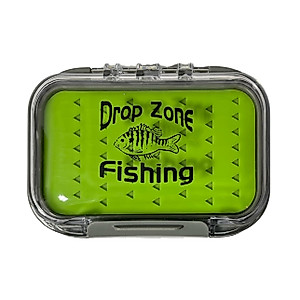 Ice Jig/Fly Box - Two Sided - Holds 98 Jigs Green