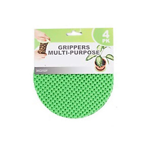 Regent Round Multi-Purpose Jar Gripper Pad Bottle Lid Opener, 4 Piece Set, Colors May Vary