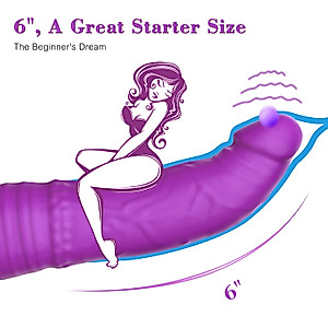 Quiet Dildo Sex Toys for Women - Beginner Vibrator Adult Toys for Female Pleasure, Hafobok G Spot Vibrator Dildos, Soft Silicone Realistic Dildo for Men, Fake Penis, Juguetes Sexuales Consoladores