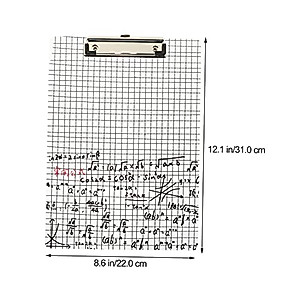 Tofficu Plastic Folders 2pcs Transparent Board Clip Memo Clipboards Sketch Clipboard Plastic Paper Clips Pocket Folders Plastic Office Folders Office Supplies Exam Paper Clips A4 Thin