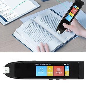 C Pen Text, PDAs Handhelds WiFi Light Weight Pen Reader Support 112 Languages Digital Reader Pen LCD Touch Screen Pen Scanner for Study Reading Exam Dyslexia Differences Tests Meet
