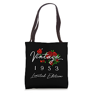 71 Year Old Gifts Vintage 1953 71th Men Women 71th Birthday Tote Bag